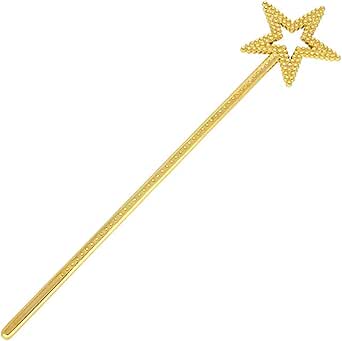 Amazon.com: Qeuly Star Wand Gold Fairy Wand 13 Inches Angel Wand Star ...