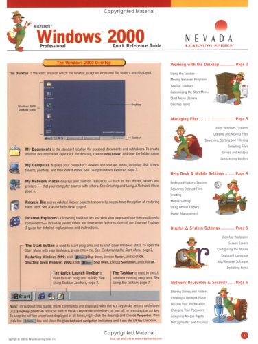 Windows 2000: Inc., Nevada Learning Series: 9781896630977: Amazon.com ...