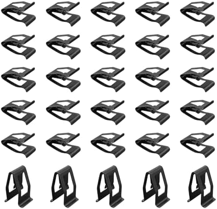 Amazon.com: Augeny 30 PCS Dashboard Trim Clips, Metal Car Front Console ...