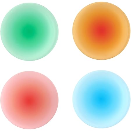 Amazon.com: 8 Pieces Colorful Acrylic Coaster 3.9 Inches Cute Coasters ...