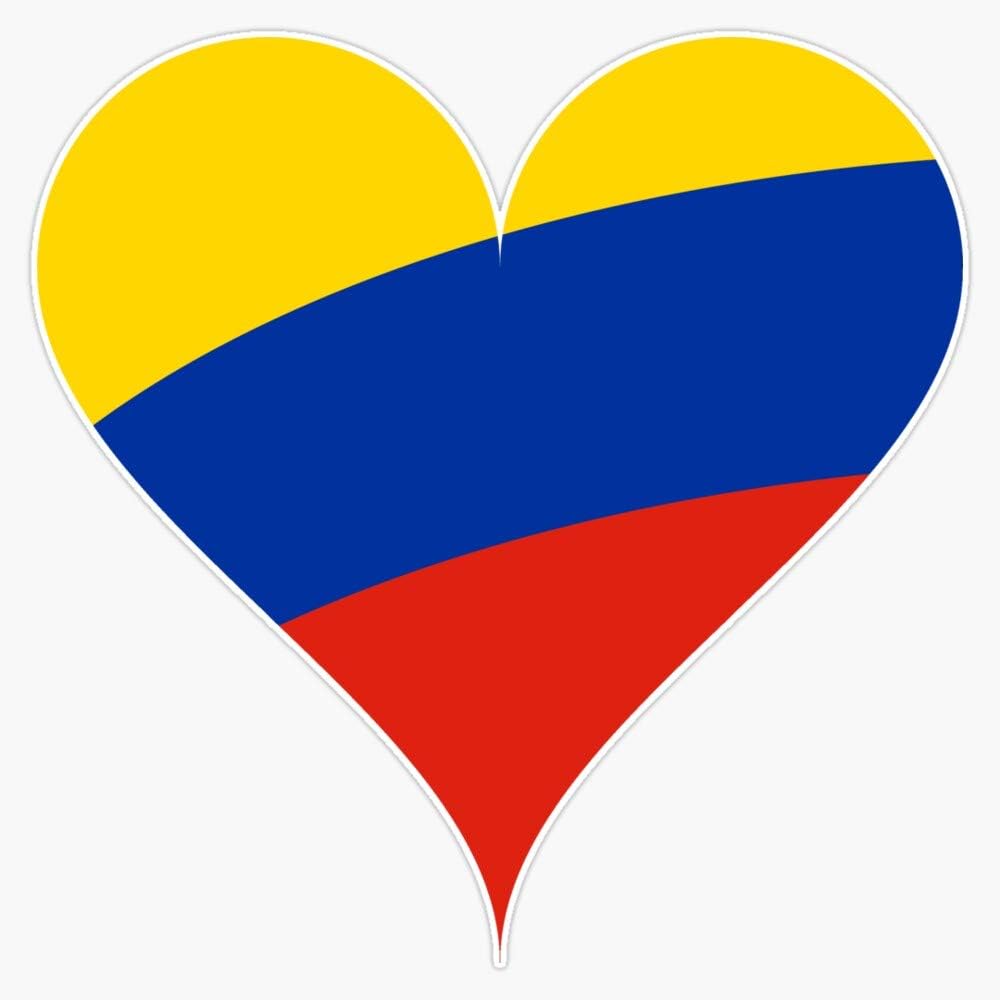 Amazon.com - Colombia Flag Sticker - Sticker Graphic - Auto, Wall ...