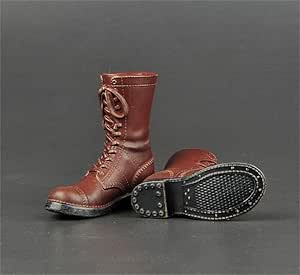 Amazon.com: ximitoy 1/6 Scale Army Boots Model for 12" Figure (B Brown ...