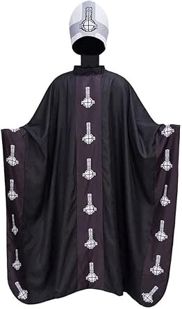 Amazon.com: Foyacos Horror Papa Emeritus Costume Adult Ghost Papa ...