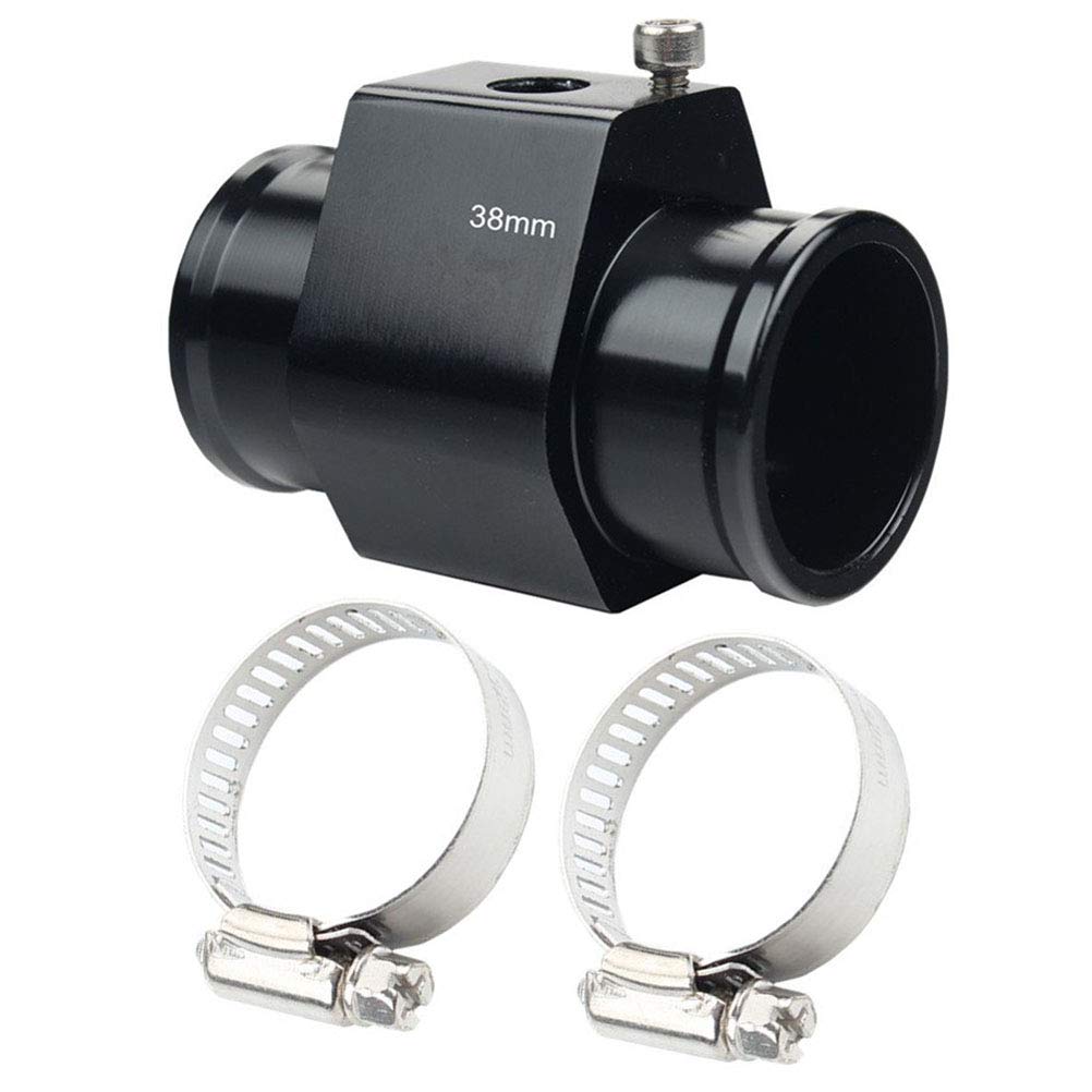 Snapklik.com : Black Aluminum Water Temp Meter Temperature Gauge Joint ...
