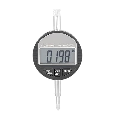 DTI Digital Dial Indicator, 0.01mm/0.0005" Digital Probe Indicator Dial ...