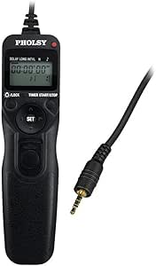 Amazon.com : PHOLSY P6 Timer Remote Control Cable with Intervalometer for Panasonic S5, S1H ...