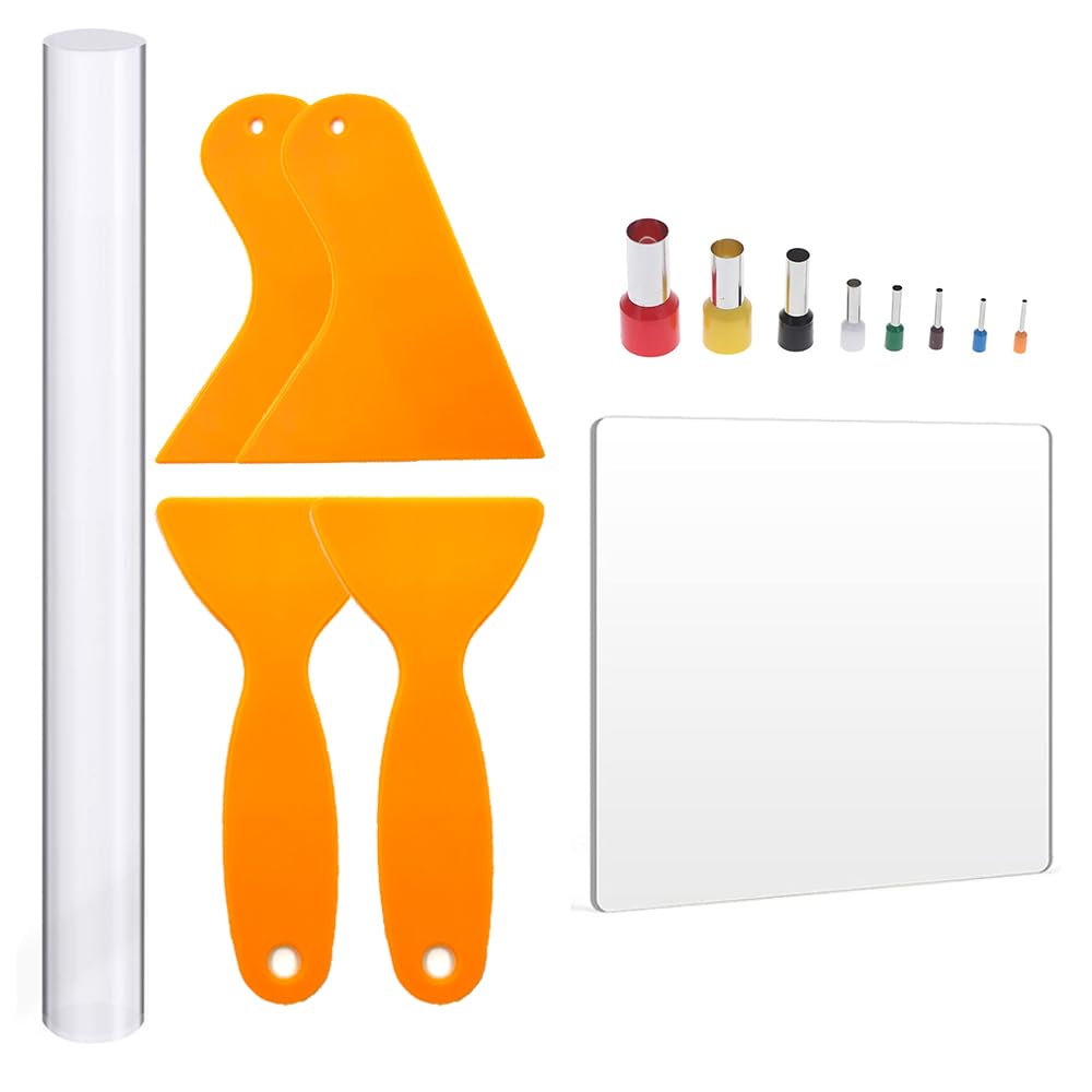 Amazon.com: 14PCS Polymer Clay Tool Set Acrylic Rod Clay Rolling Pin ...