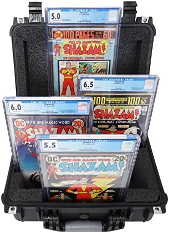 Amazon.com: Case Club Waterproof Graded Comic Book Slab Carry Case ...