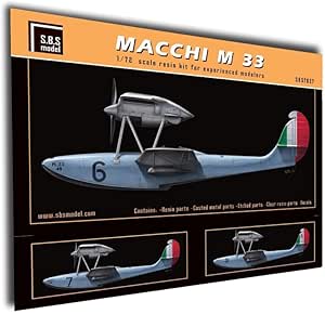 Amazon.com: SBS 7027 1/72 Macchi M 33 'Schneider Trophy' Full kit Resin Model kit : Arts, Crafts ...