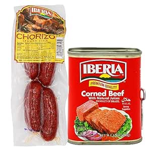 Amazon.com: Iberia Corned Beef, 12 oz + Iberia Chorizo Spanish Style Sausage, 5 Ounce : Grocery ...