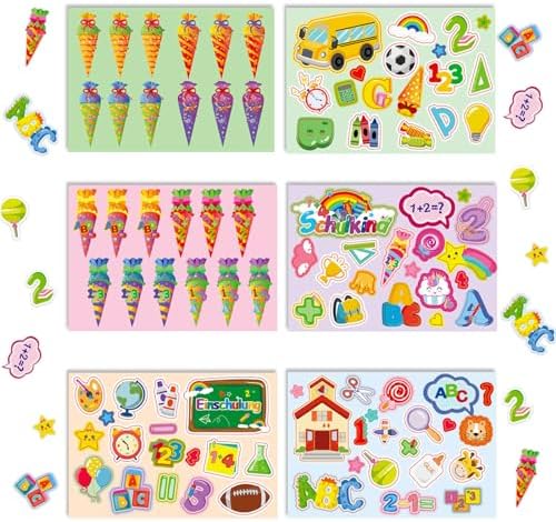 Creapop Sticker * Einschulung Schulbeginn Schule III * Aufkleber ...
