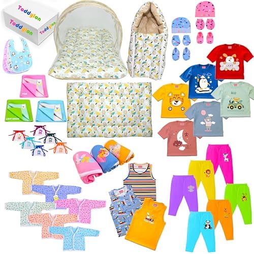 Toddylon 48 in 1 Baby Products All New Born Combo | Gift Set | Baby ...