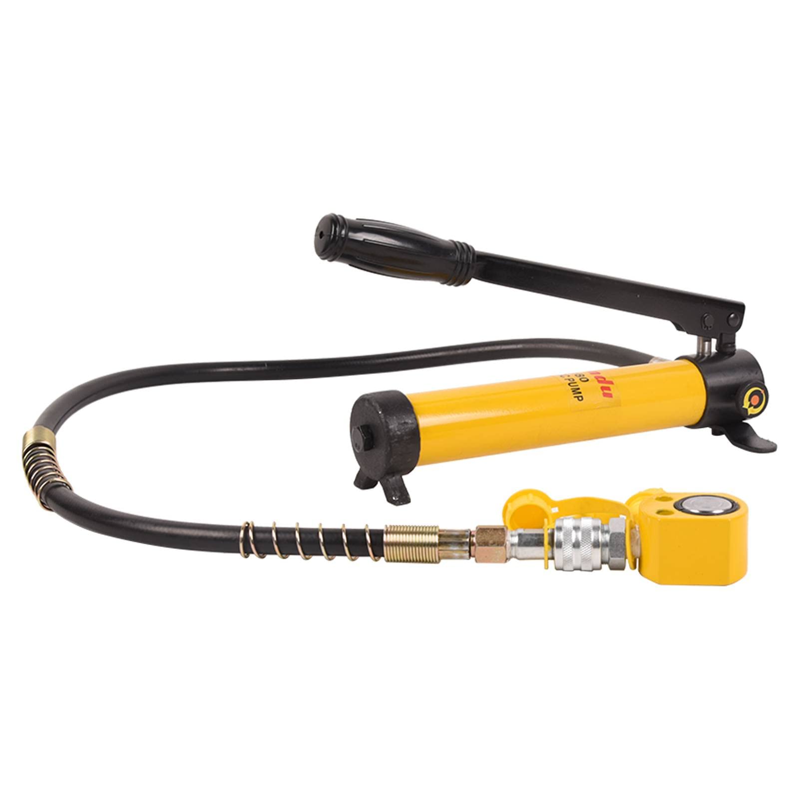 Buy LCyindu 5T Low Profile Hydraulic Ram Cylinder Jack Kit + CP-180 ...