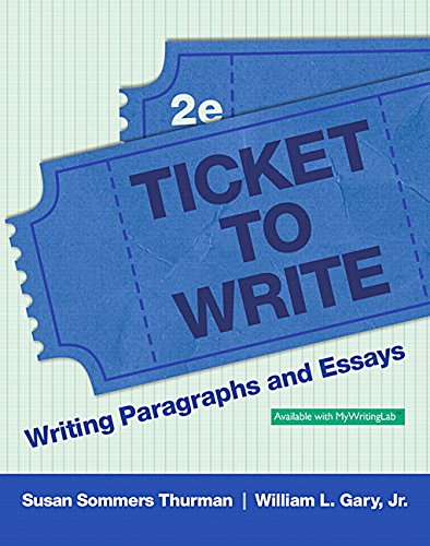 Amazon.com: Ticket to Write: Writing Paragraphs and Essays (2nd Edition ...