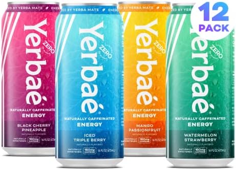 Amazon.com: Yerbae Energy Beverage - Variety Core Pack, 0 Sugar, 0 ...