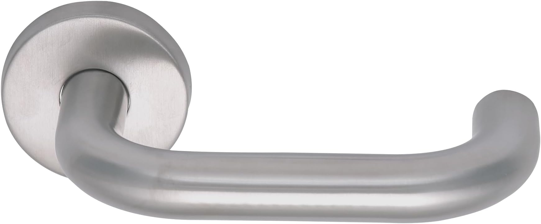 Bary Return to Door Lever on Rose Safety Door Handles Satin Stainless ...