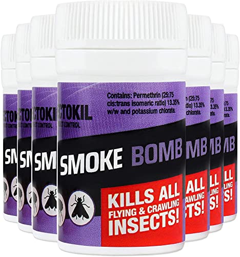InsectoKil Smoke Bombs Mini Smoke Bomb Foggers for Effective Control of ...