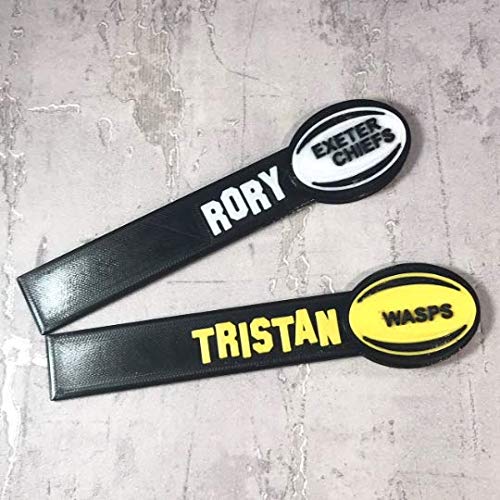 Rugby Bookmark - 3D Printed - Personalised : Amazon.co.uk: Stationery ...