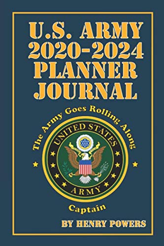 Amazon.com: U.S. Army 2020 - 2024 Planner Journal: Army Captain Cpt ...