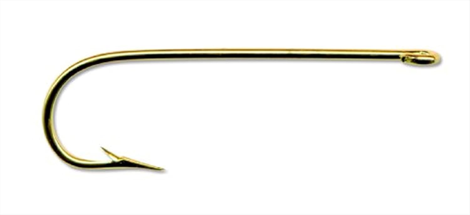 Amazon.com : Mustad 3260B Classic Aberdeen Hook (10-Pack), Gold, Size 8 ...