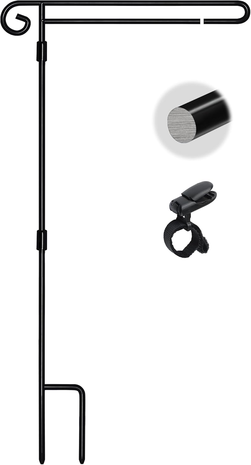 Amazon.com : Garden Flag Stand Holder,Yard Flag Holder For Small Flags ...