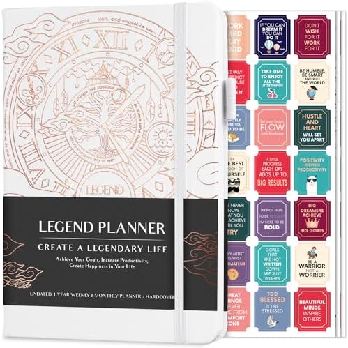 Legend Planner – Deluxe Weekly & Monthly Life Planner to Hit Your Goals ...