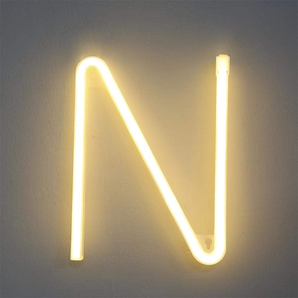 Amazon.com : Neon Sign, Letter Neon Signs Neon Alphabet Light Light Up ...