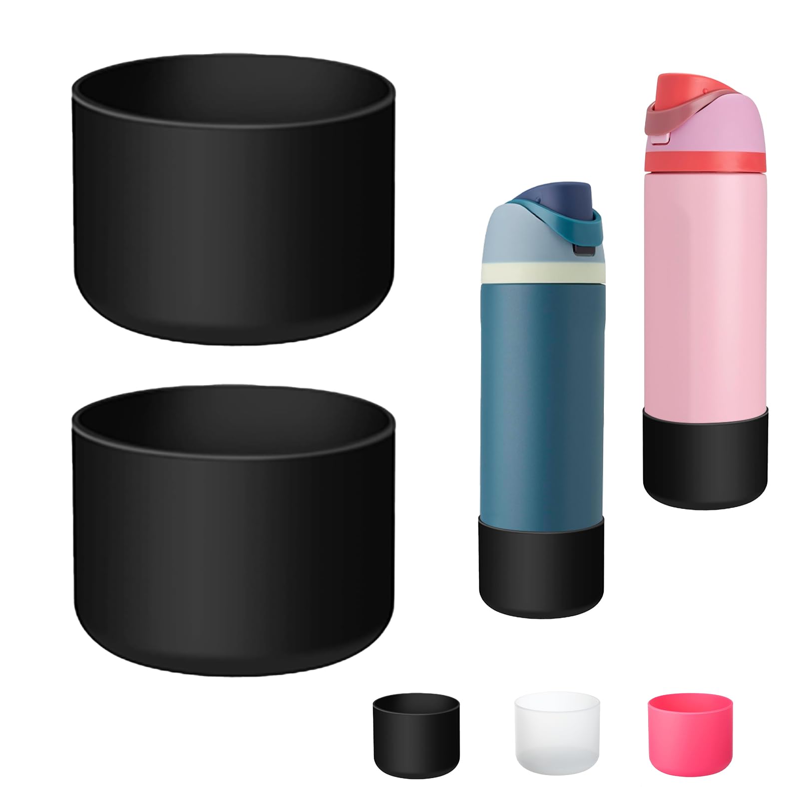 Snapklik.com : LONPARRY 2 PCS Silicone Boot For Owala 24 Oz Water Bottle