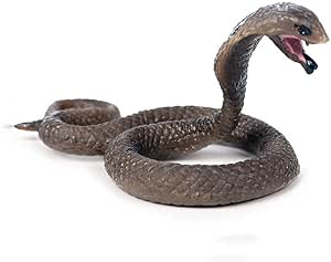 Amazon.co.jp: Simulation Snake Toys Realistic Python Cobra Model ...