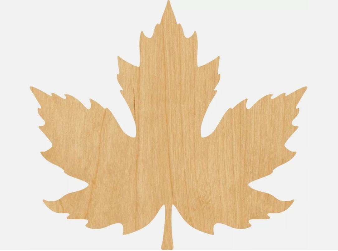 Amazon.com: Maple Leaf Accessories for Making handicrafts Laser-Cut ...