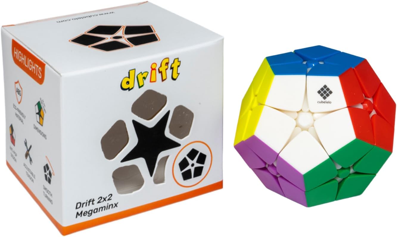 Cubelelo Drift Megaminx 2x2 Stickerless Speedcube Puzzle for Kids ...