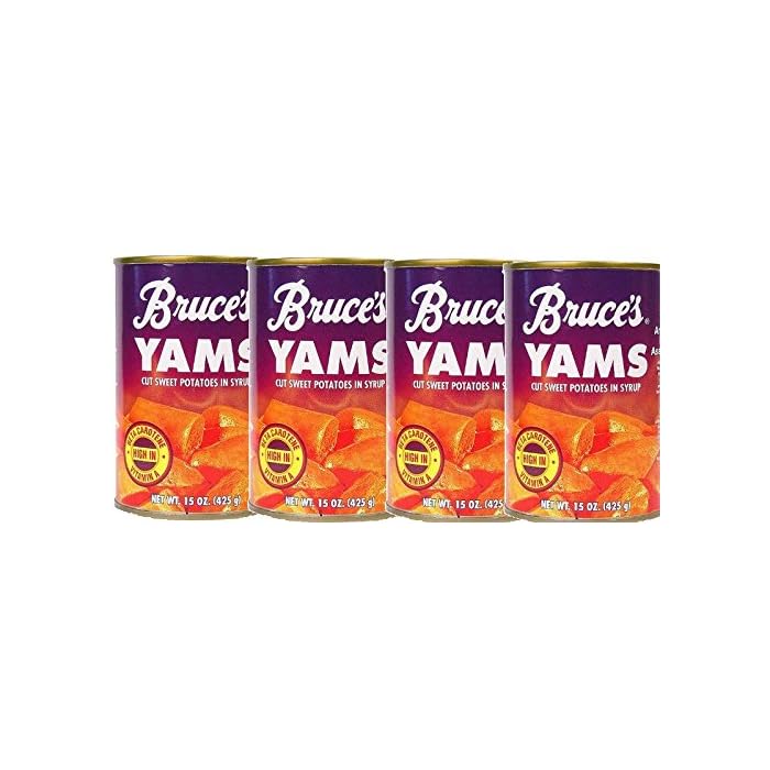 Buy Bruce's Yams Sweet Potatoes in Syrup 15oz Cans (4 Pack) Online at ...