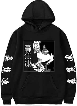 Amazon.com: Tufusiur My Hero Academia Hoodie Mha Merch Shoto Todoroki ...