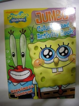 Spongebob Squarepants Coloring & Activity Book ~ Happiness Squared ...