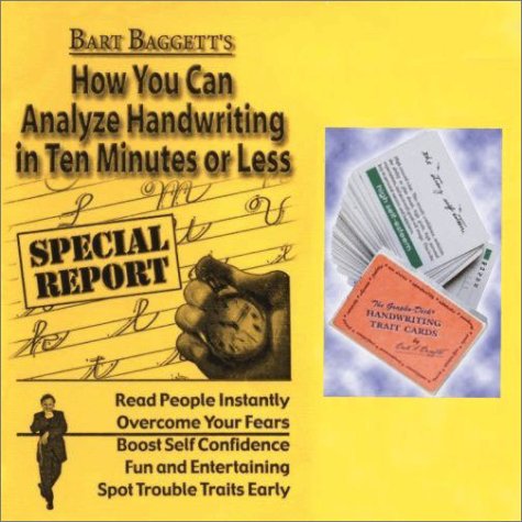 Handwriting Analysis Grapho Deck Flash Cards With The Analyze ...