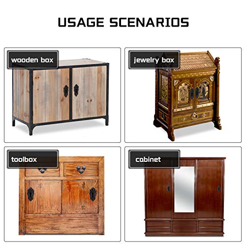 Angoily Vintage Cabinet Locks with Skeleton Keys- 6 PCS Decorative ...