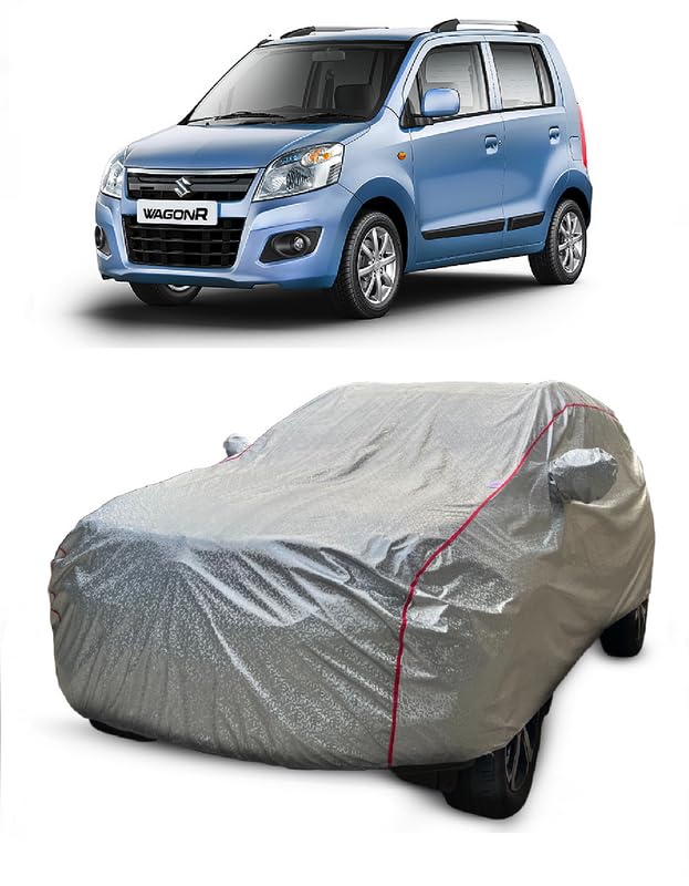 Carigiri Waterproof Metallic Silver Car Body Cover for Maruti Suzuki ...