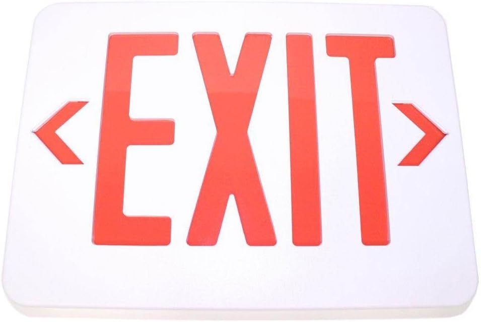 TCP 22743 3W 120-277V 150 Lumens Non-Dimmable Indoor/Outdoor Exit (Pack ...