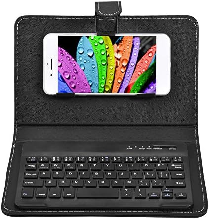Amazon.com: Wireless Bluetooth Keyboard, PU Leather Case with Holder ...