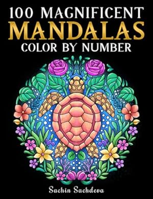 Amazon.com: Color by Number Mandalas: An Adult Coloring Book with Fun ...