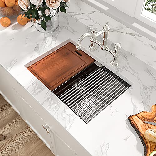 Snapklik.com : 27 Inch Kitchen Sink Undermount - Sarlai 27x19 ...