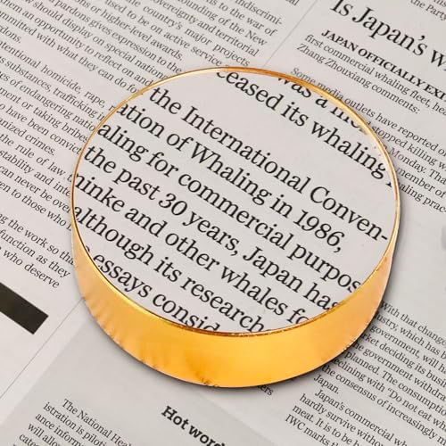 Amazon.com: 5X Paperweight Mirror Round Shape Hd Dome Genuine Glass ...