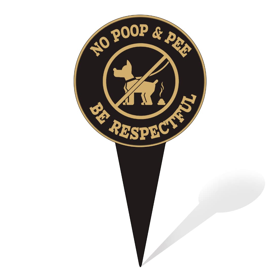 Snapklik.com : No Dog Pee Signs For Yard - No Dog Poop Signs Stop Dogs ...