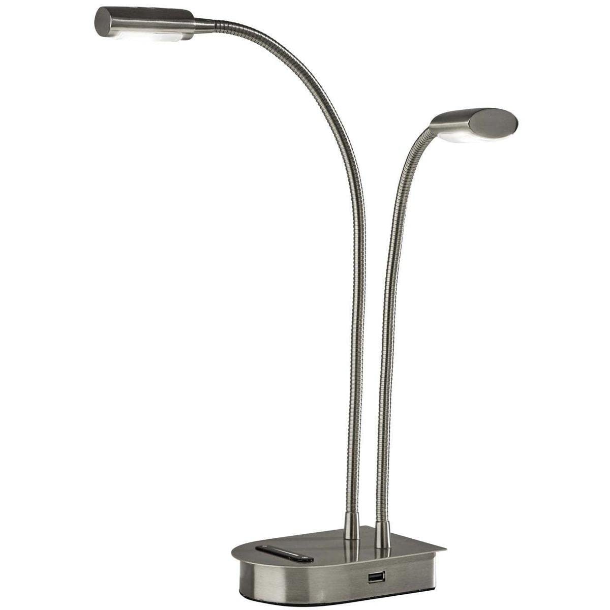 ADESSO Eternity LED 2 Arm Desk Lamp w/Smart Switch - Amazon.com