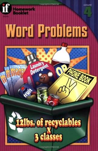 Word Problems Homework Booklet, Grade 4 (Homework Booklets): Miles ...