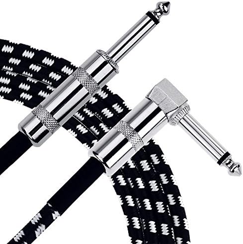 Anpro Guitar Lead Cable 3 m /10 FT, 6.3 mm Guitar Instrument Cable for ...
