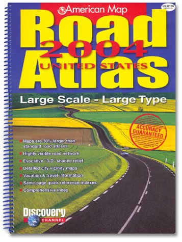American Map Road Atlas: Large Scale - Large Type (American MapRoad ...