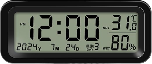 Amazon.com: Ubxvamm Small Digital Clock,Car Dashboard Clock ...