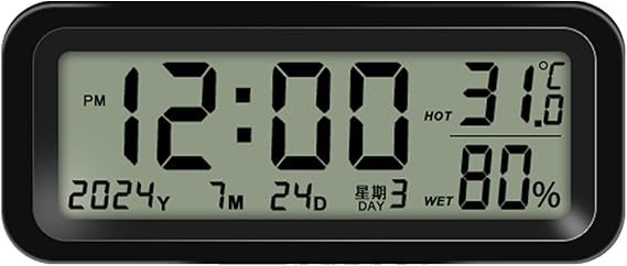 Amazon.com: Ubxvamm Small Digital Clock,Car Dashboard Clock ...