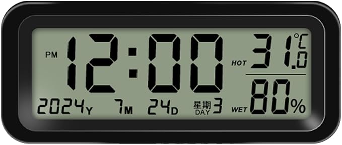 Amazon.com: Ubxvamm Small Digital Clock,Car Dashboard Clock ...